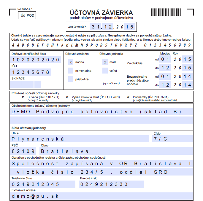 Tlač originálnych tlačív na základe odporúčaní DR SR - Money